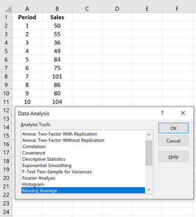 So finden Sie den gleitenden Durchschnitt in Excel • Statologie
