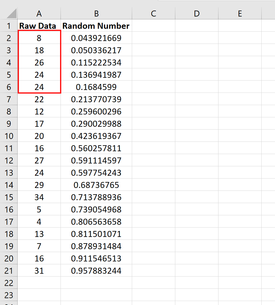So W hlen Sie Eine Zuf llige Stichprobe In Excel Aus Schritt F r so-w-hlen-sie-eine-zuf-llige-stichprobe-in-excel-aus-schritt-f-r